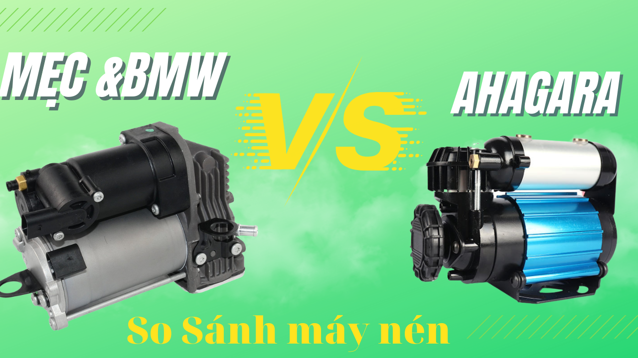 So sánh máy nén khí Ahagara và bơm Mercedes Benz - Độ Xe Tải