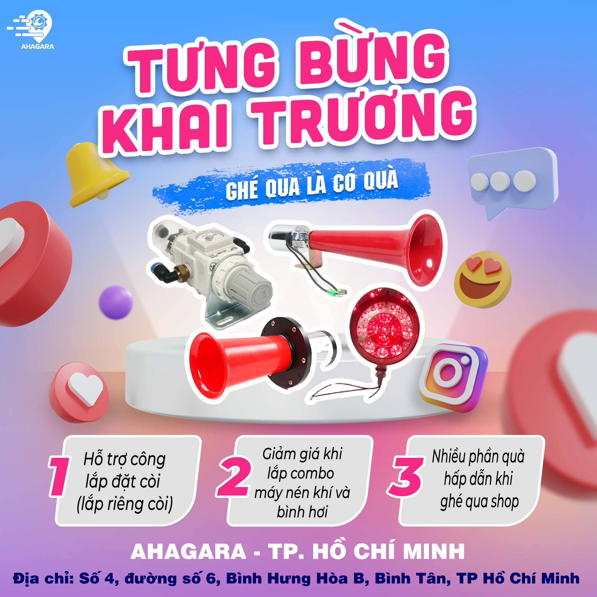 Sự kiện khai trương Ahagara - Chi nhánh Hồ Chí Minh tháng 11