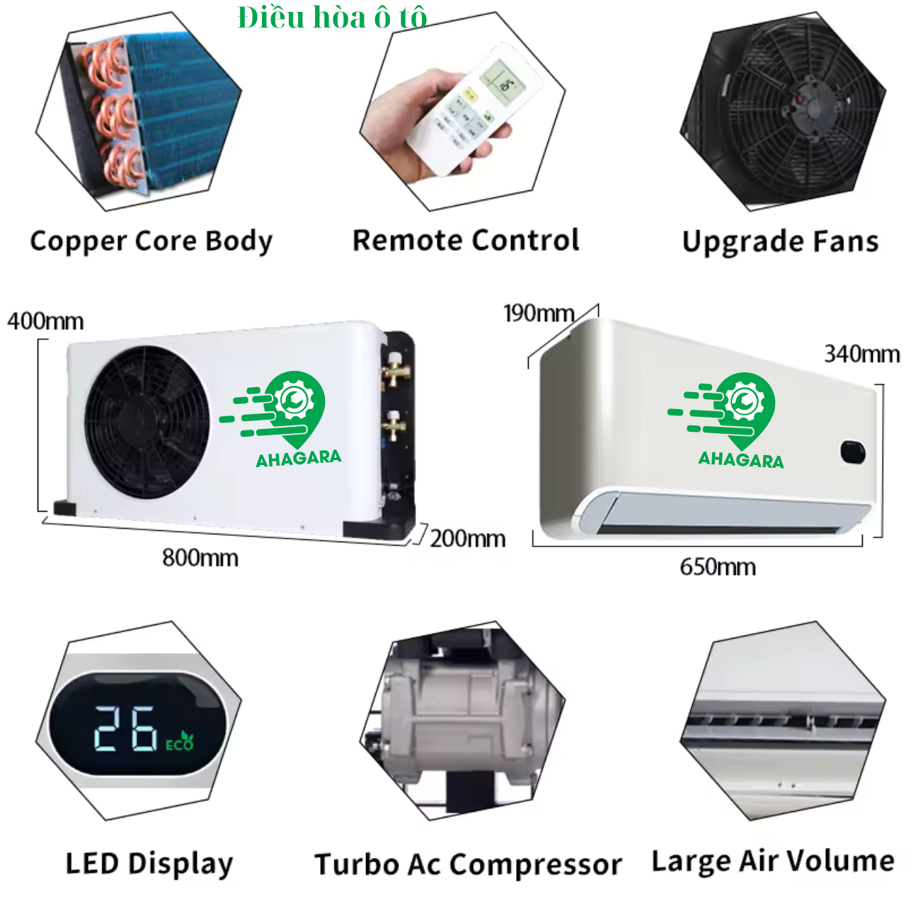 Tổng hợp các loại điều hòa điện 24V và 12V cho anh em tham khảo - Độ Xe Tải